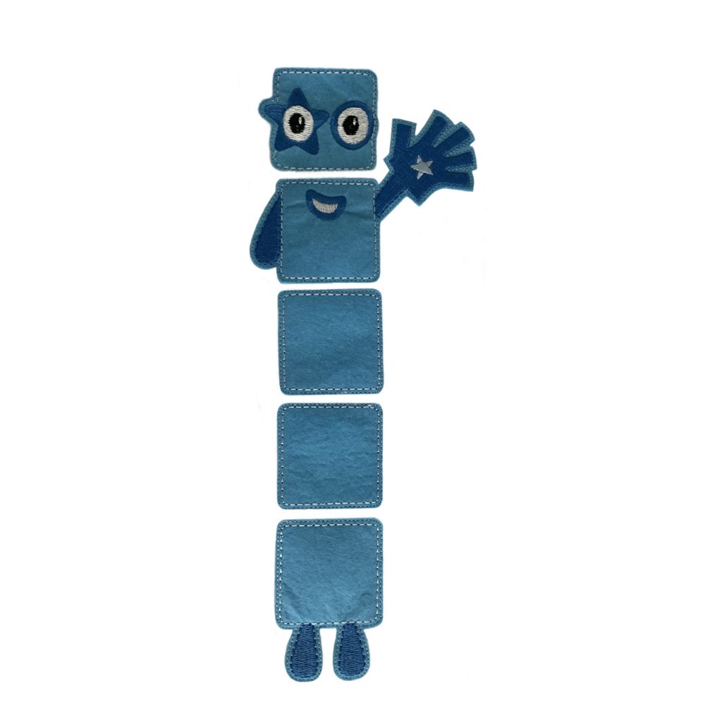 Maths number blocks kids machine embroidery design